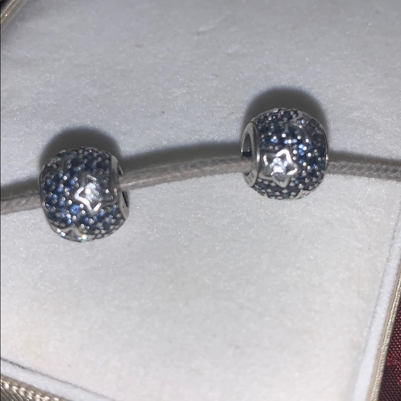 Pandora | Jewelry | Pandora Pave Star Set | Poshmark
